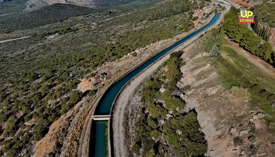 Ο δρόμος του νερού. Το εντυπωσιακό “γαλάζιο φίδι” που ξεδιψάει 4 ...